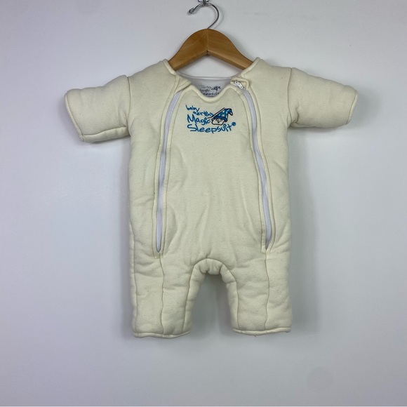 Baby Merlin | Pajamas | Magic Sleep Suit Small Cream White 36 Months ...